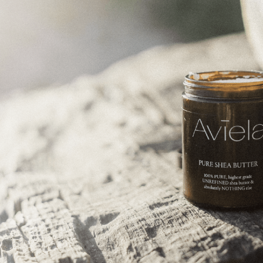 Unrefined Shea Butter / Black African Shea Soap - Aviela Skincare